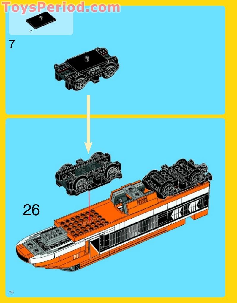 LEGO 10233 Horizon Express Instructions and Parts List