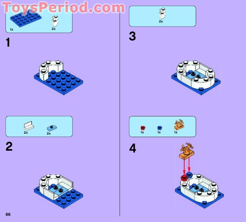 LEGO 41007 Heartlake Pet Salon Instructions and Parts List