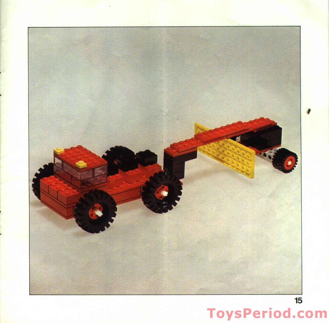 LEGO 810-3 Gear Truck Set Instructions and Parts List