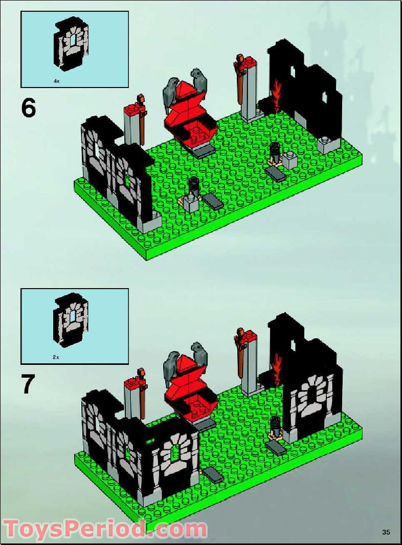 LEGO 10176 Royal King's Castle Instructions and Parts List
