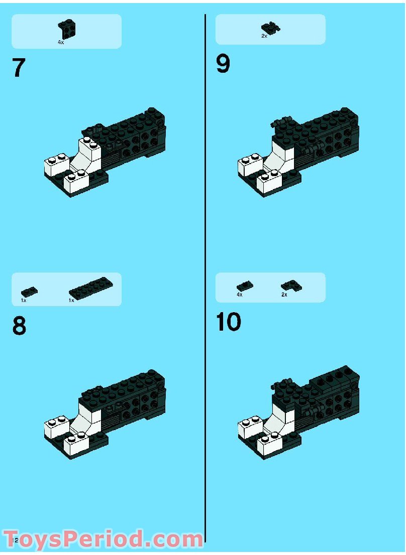 LEGO 10192 Space Skulls Instructions and Parts List