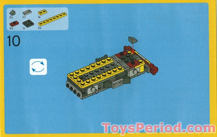LEGO 4939 Cool Cars Instructions and Parts List