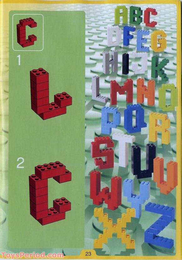 LEGO 4497 Pretend and Create Instructions and Parts List