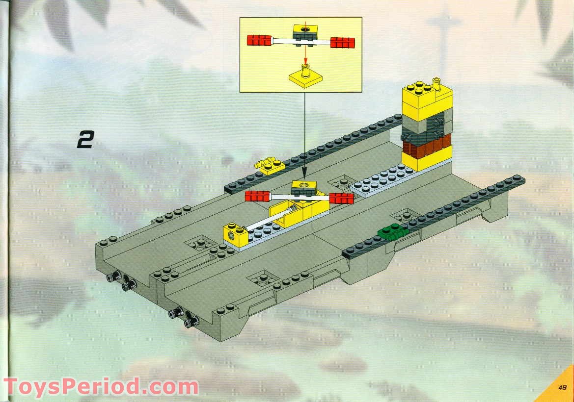 LEGO 4588 Off Road Race Track Instructions and Parts List