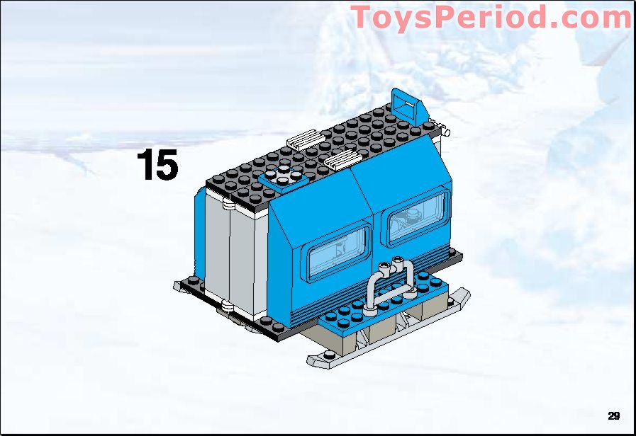 LEGO 6520 Mobile Outpost Instructions and Parts List