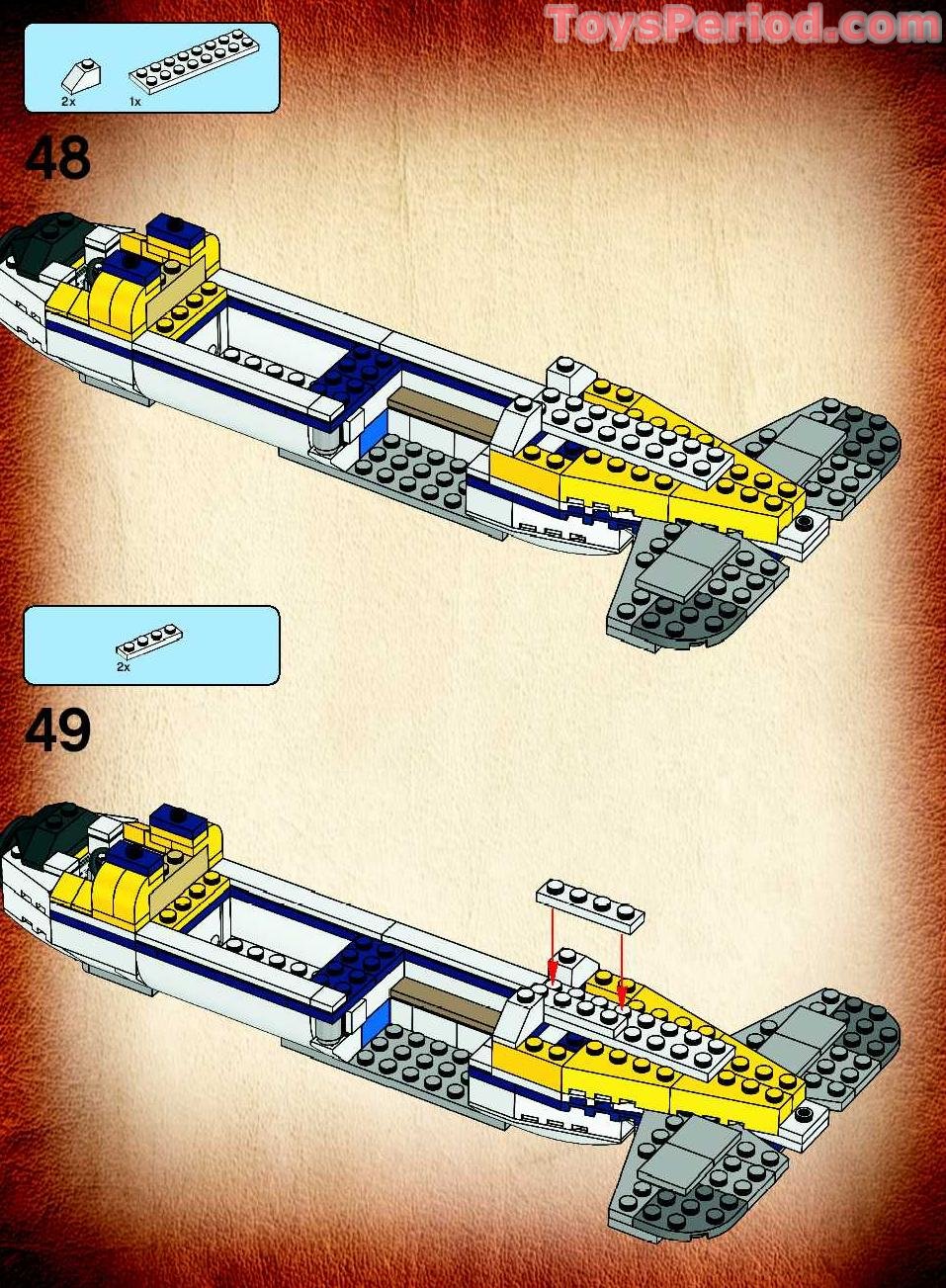 LEGO 7628 Peril in Peru Set Parts Inventory and Instructions - LEGO ...