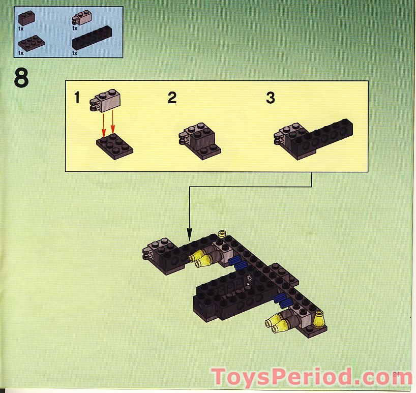 LEGO 7693 Etx Alien Strike Instructions and Parts List