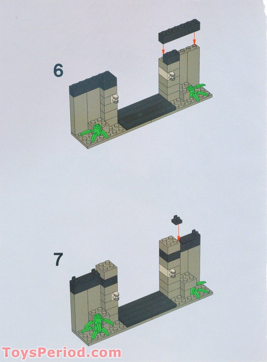 LEGO 7785 Arkham Asylum Instructions and Parts List