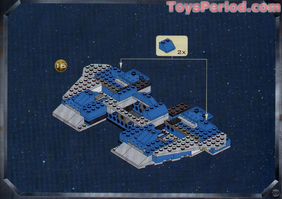 LEGO 7161 Gungan Sub Instructions and Parts List