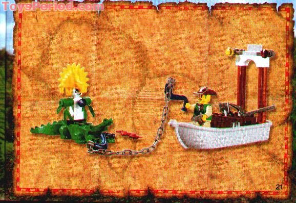 LEGO 7410 Jungle River Instructions and Parts List