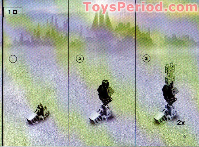 LEGO 8618-1 Vahki Rorzakh Instructions and Parts List