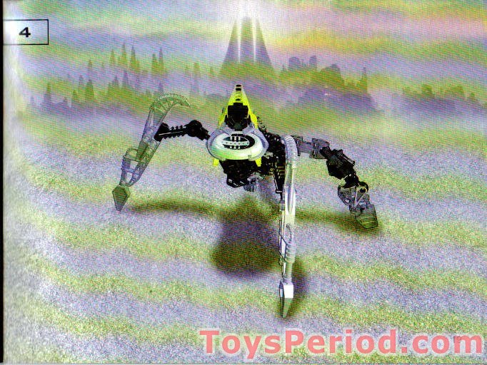 LEGO 8618-1 Vahki Rorzakh Instructions and Parts List