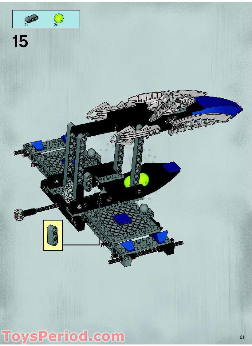 LEGO 8624 Race for the Mask of Life Instructions and Parts List