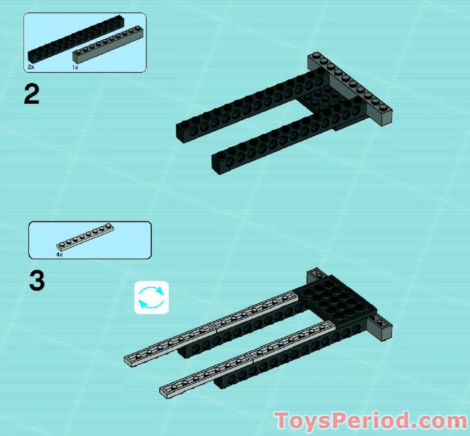 LEGO 8635 Mission 6: Mobile Command Center Instructions and Parts List