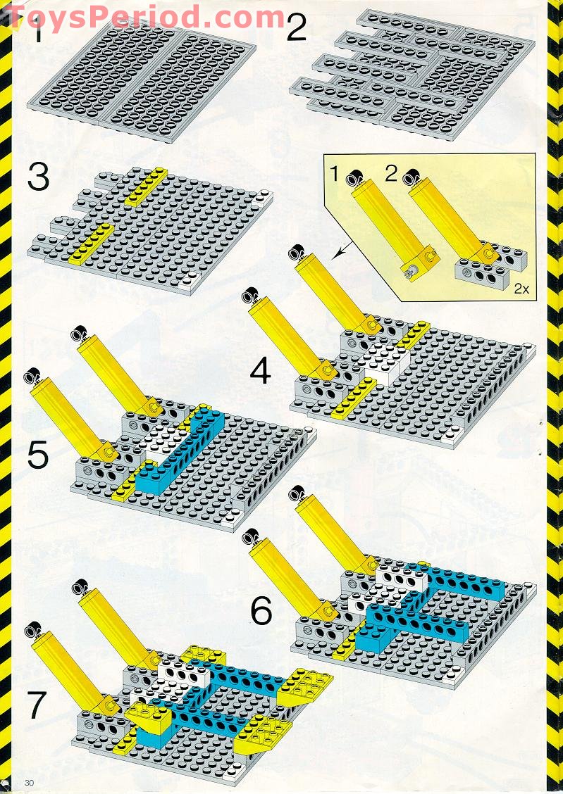 LEGO 8680 Arctic Rescue Base Instructions and Parts List