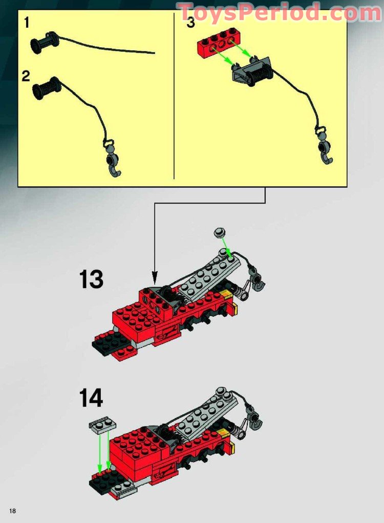 LEGO 8147 Bullet Run Instructions and Parts List