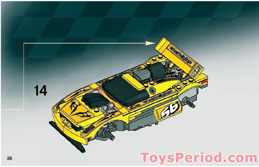 LEGO 8183 Track Turbo RC Instructions and Parts List