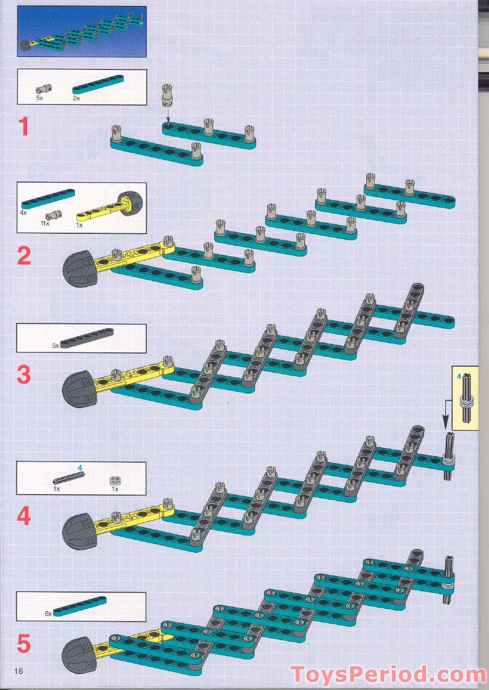LEGO 8266 Super Challenge Instructions and Parts List