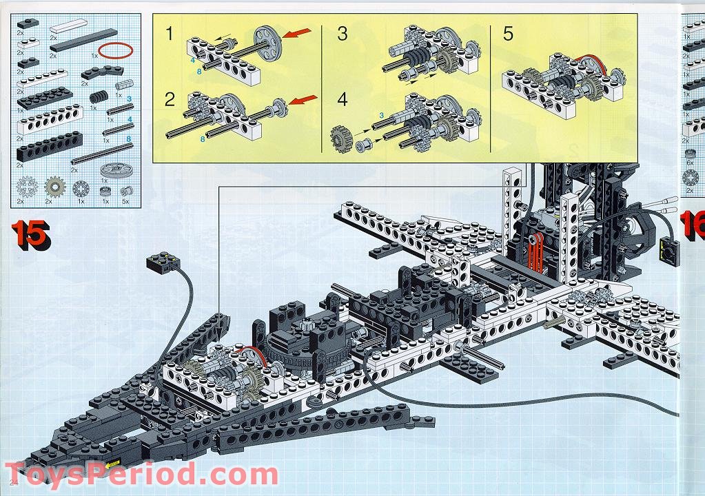 LEGO 8480 Space Shuttle Instructions and Parts List