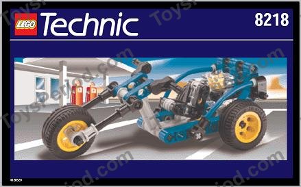 LEGO 8218 Trike Tourer Instructions and Parts List