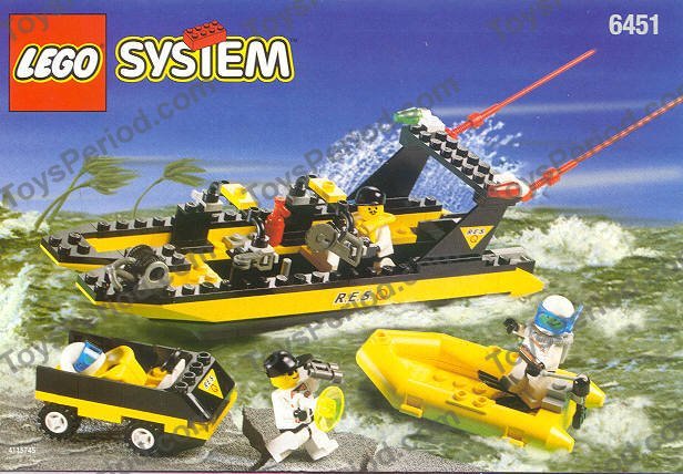 LEGO 6451 River Response Instructions and Parts List