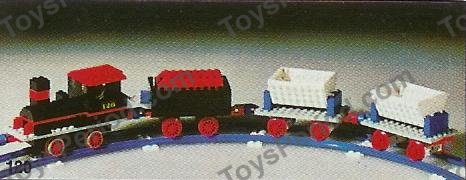 LEGO 120-1 Complete Freight Train Set with Tipper Trucks Instructions ...