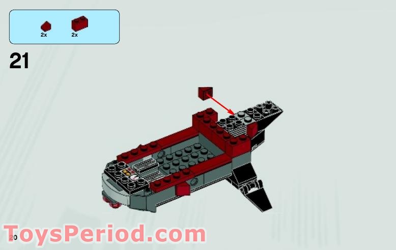 LEGO 6866 Wolverine's Chopper Showdown Instructions and Parts List