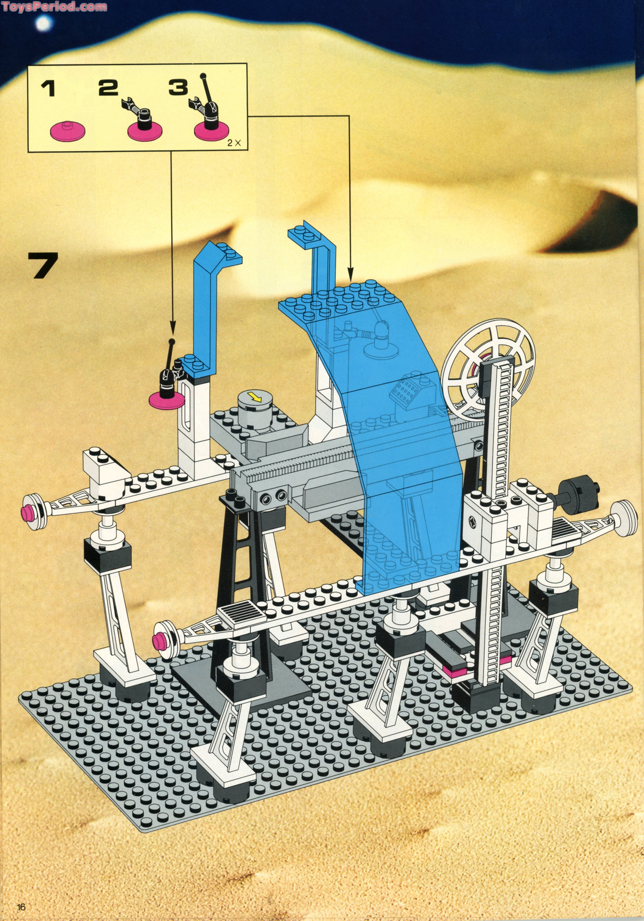 LEGO 6990 Monorail Transport System Instructions and Parts List