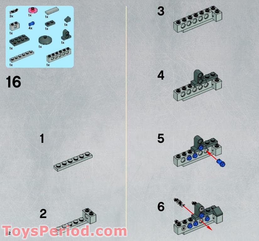 LEGO 7869 Battle for Geonosis Instructions and Parts List