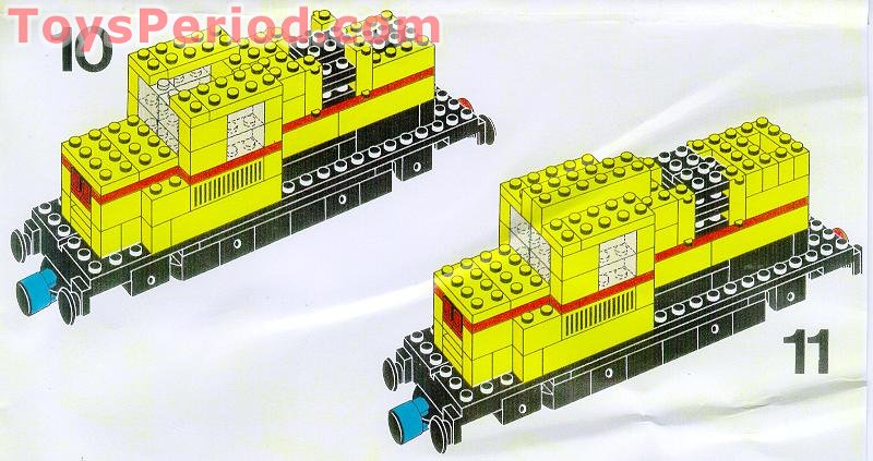 LEGO 162 Locomotive Without Motor Instructions and Parts List