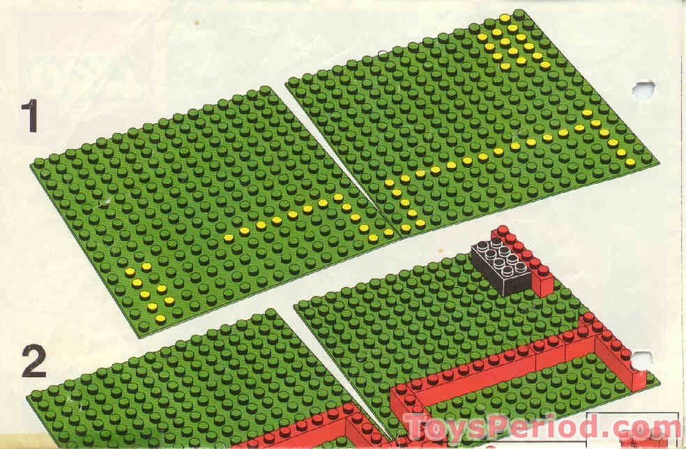 LEGO 376-2 Town House with Garden Instructions and Parts List