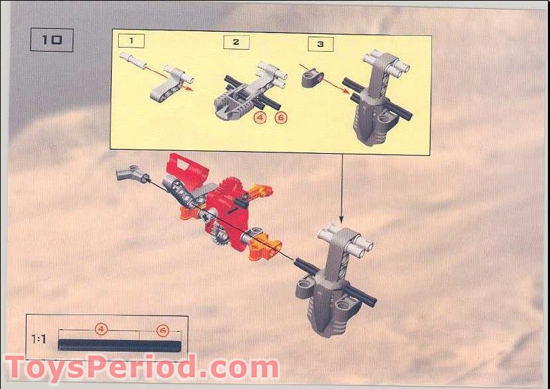 LEGO 10023 Bionicle Master Builder Set Instructions and Parts List