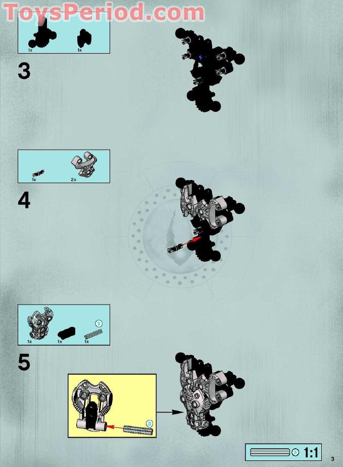 LEGO 10204 Vezon and Kardas Instructions and Parts List
