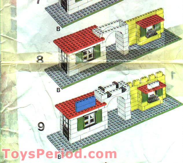 LEGO 1589-1 Town Square Instructions and Parts List