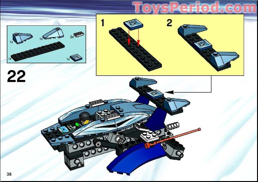 LEGO 4744 Tundra Tracker Instructions and Parts List