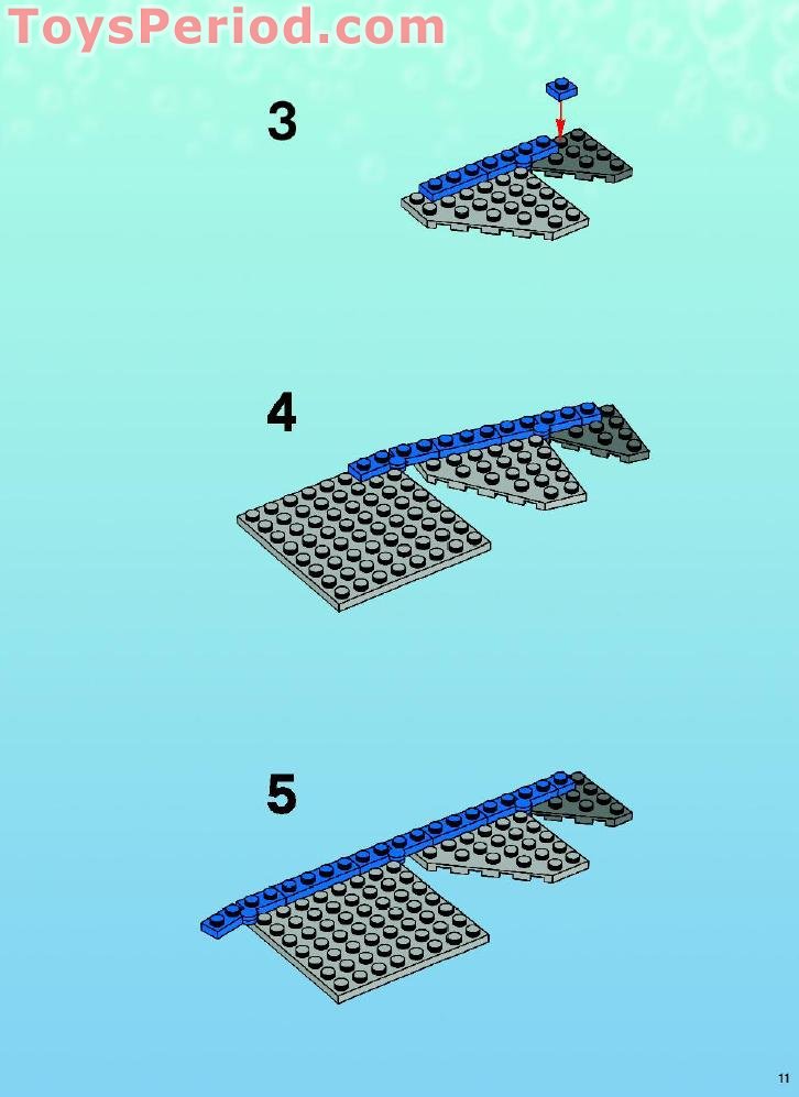 LEGO 4981 Chum Bucket Instructions and Parts List