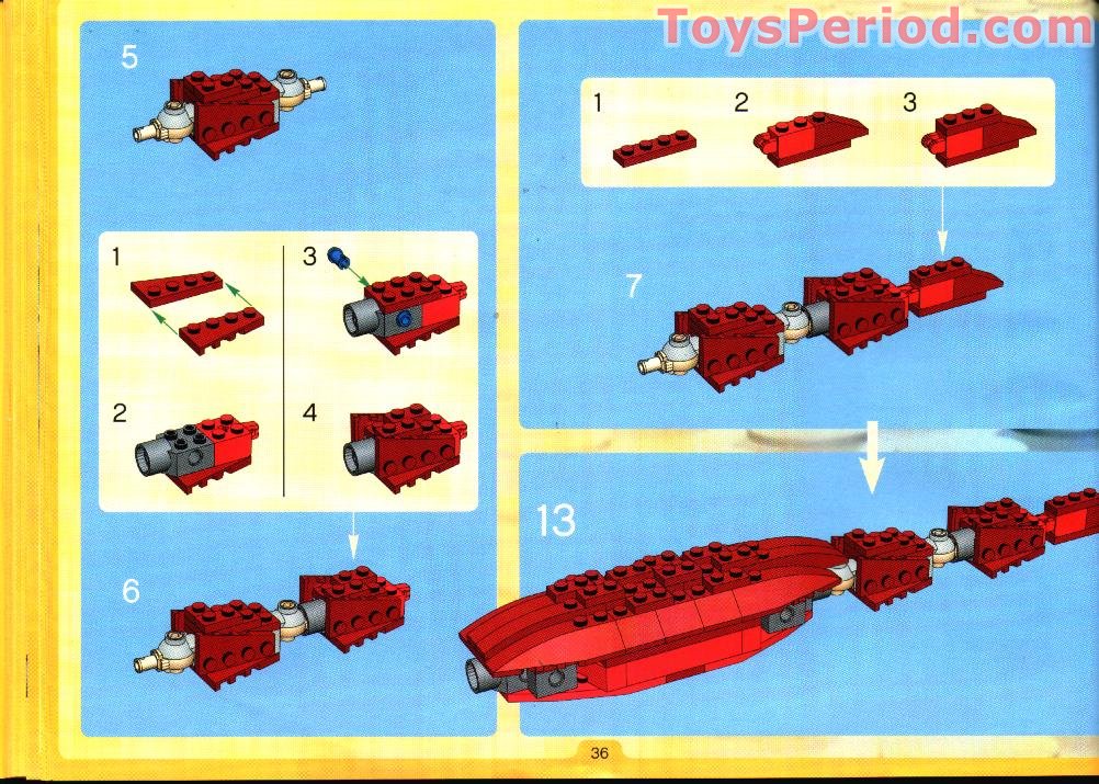 LEGO 4507 Prehistoric Creatures Instructions and Parts List