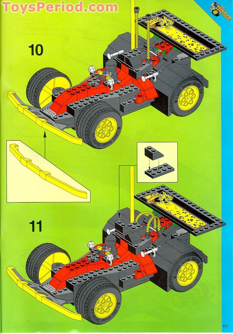 LEGO 5600 Radio Control Racer Instructions and Parts List