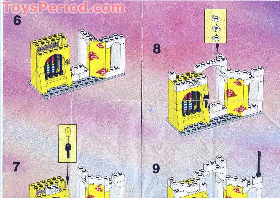 LEGO 6259 Broadside's Brig Instructions and Parts List