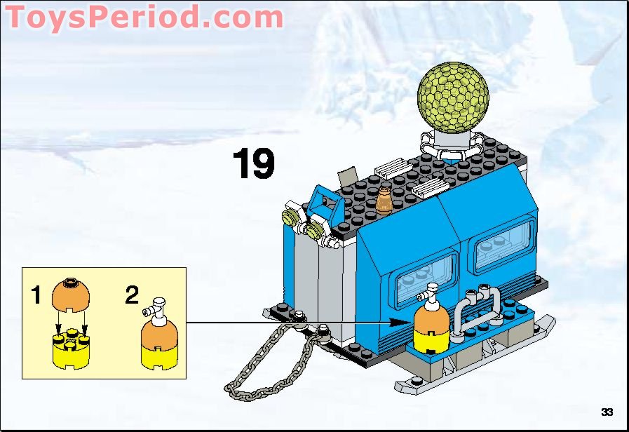LEGO 6520 Mobile Outpost Instructions and Parts List