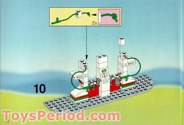LEGO 6562 Gas Stop Shop Instructions and Parts List