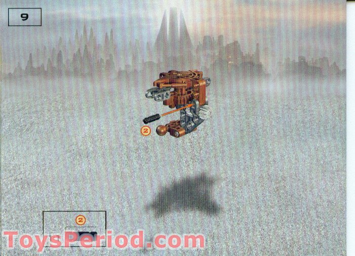 LEGO 8617-1 Vahki Zadakh Instructions and Parts List