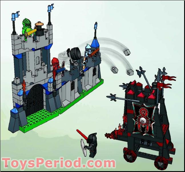 LEGO 8800 Vladek's Siege Engine Instructions and Parts List