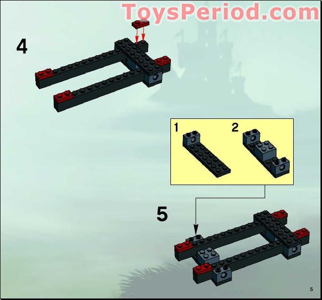 LEGO 8800 Vladek's Siege Engine Instructions and Parts List