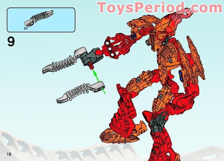 LEGO 8985 Ackar Instructions and Parts List