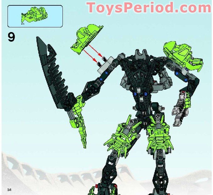 LEGO 8991 Tuma Instructions and Parts List