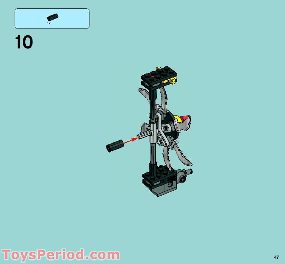 LEGO 8117 Storm Lasher Instructions and Parts List
