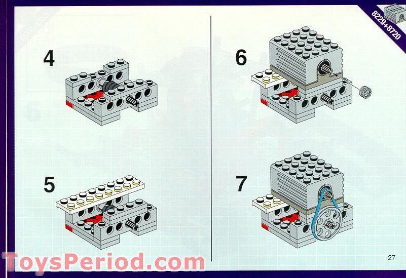 LEGO 8229 Tread Trekker Instructions and Parts List