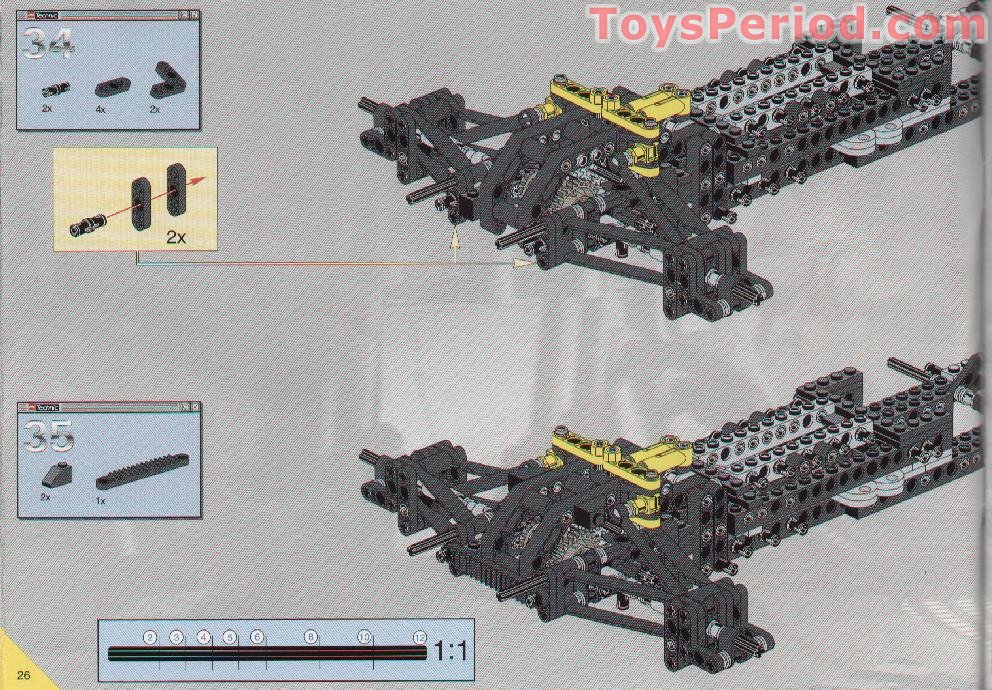 LEGO 8458 Silver Champion Racer Instructions and Parts List
