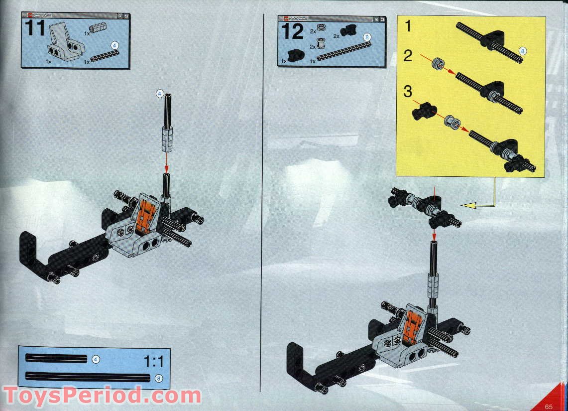LEGO 8465 Extreme Off-Roader Instructions and Parts List